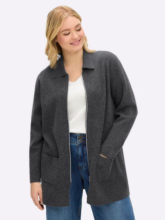Sheego Strickjacke Strickjacke Langarm