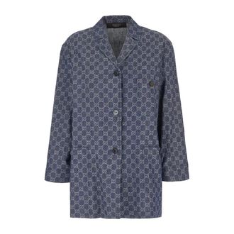 Gucci Denimhemd - - Coats - Damen - Blau - M
