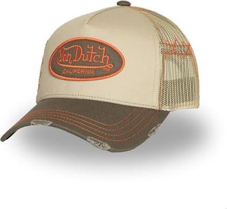 Von Dutch Casquette Trucker avec Filet Adulte Effet usé et Patch brodé Used TU