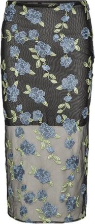 Rotate Rotate Birger Christensen, Femme, Jupes, Noir, Taille: 42 FR Jupe &Eacute;l&eacute;gante pour Femmes