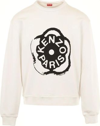 Kenzo Homme, Sweatshirts et sweats &agrave; capuche, Blanc, Taille: S Boke Flower 2.0 Classic SweaT-shirt