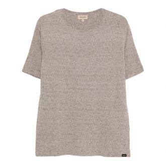 Woolrich Strick-T-Shirt mit Rundhalsausschnitt - - Tops - Herren - Braun - M