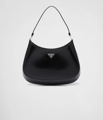 Prada Cleo Schultertasche gebürstetes Leder