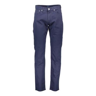 GANT Homme, Pantalons, Bleu, Taille: W32 Pantalon droit