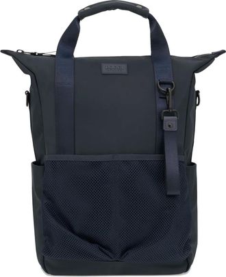 Boggi Milano logo-patch backpack - Blau