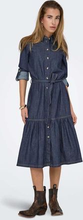 Only Jeanskleid in Dunkelblau