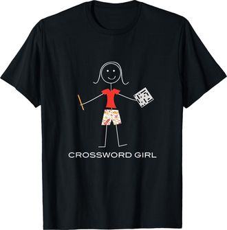 Whyitsme Design Lustige Frauen Kreuzwortr&auml;tsel, M&auml;dchen Puzzle Geschenke T-Shirt