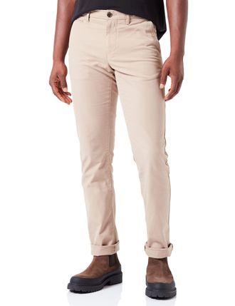 Tommy Hilfiger Herren MERCER CHINO ORG HARVARD TWILL Chino Hose, Beige (Beige), W30/L34