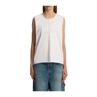 Khaite Allo See-Through Top - - Tops - Damen - Wei&szlig; - S