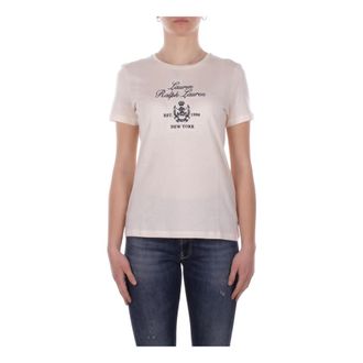 Ralph Lauren Pima Micro Modal-Strick T-Shirt - - Tops - Damen - Beige - L