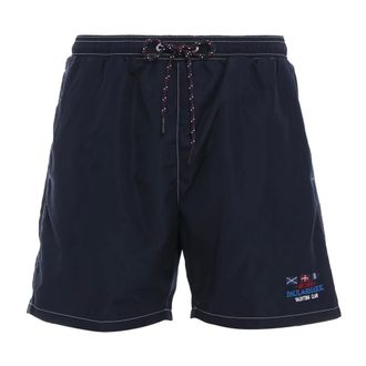 Paul & Shark Homme, Maillots de bain, Bleu, Taille: M Short de bain avec broderie nautique