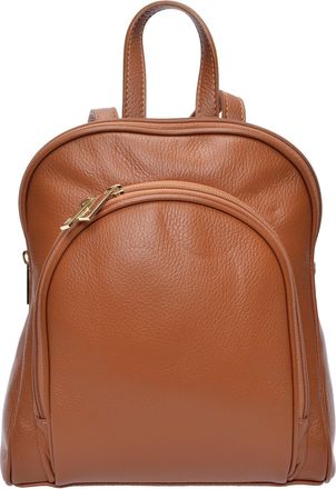 Anna Luchini Braun Rindsledertasche