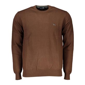 Harmont & Blaine Homme, Pulls, Brun, Taille: 2XL Pull Marron à Manches Longues avec Demi-Zip