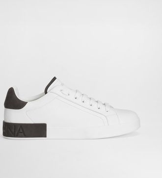 Dolce & Gabbana Portofino Light Calfskin Sneakers - Mann Sneakers Schwarz 39.5