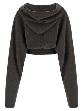 Rick Owens Tower Pull Hoodie - Grey