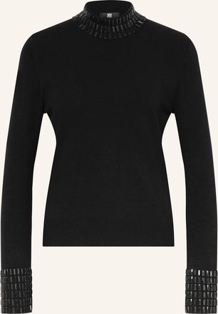 Riani Riani Pullover Mit Schmucksteinen schwarz