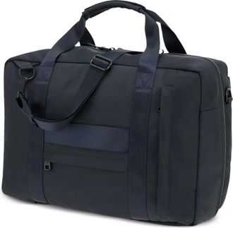 Boggi Milano logo-patch holdalls bag - Blau