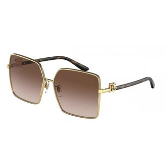 Dolce & Gabbana Gross Grain Sonnenbrille - - Accessories - Damen - Braun - 60 MM