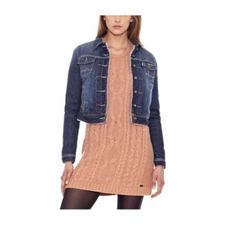 Pepe Jeans London Warwic Jacke mit Borg-Futter - - Jackets - Damen - Blau - S