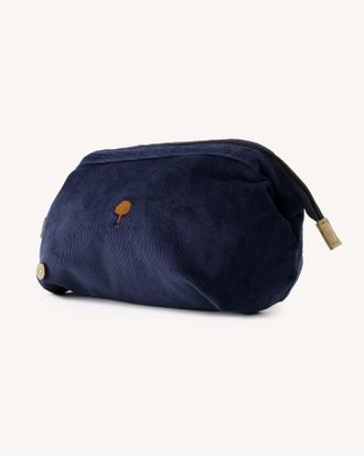 Faguo Trousse de toilette velours bleu