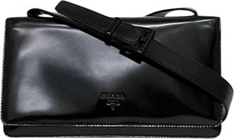 Prada Pre-owned Sac bandouli&egrave;re B6798 - Femme - Pre-owned - Noir - Taille: ONE Size