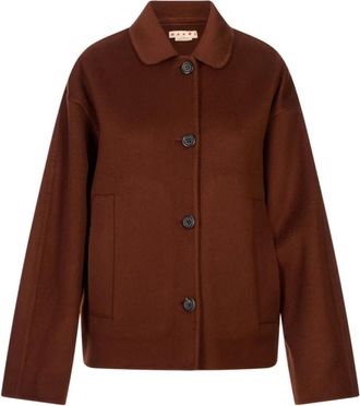 Marni Sakko mit einfacher Knopfleiste - - Jackets - Damen - Braun - XS