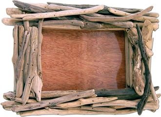 Seestern Sportswear SEESTERN Treibholz Bilderrahmen für 10x15 cm Fotos Wanddeko Driftwood Holzdeko /FBA_1436