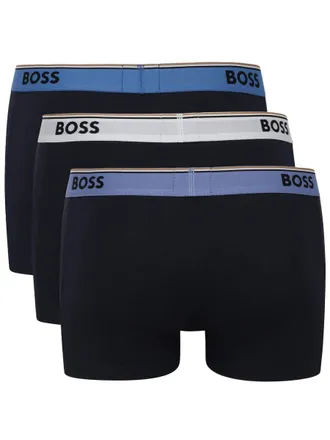 HUGO BOSS Cotton Stretch Boxer Shorts - Blue