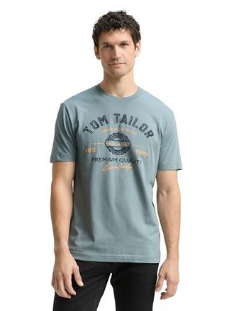 Tom Tailor Tom Tailor T-Shirt pour Homme, 27475 - Gris Menthe, XXL