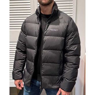 A|X Armani Exchange Gewebte Daunenjacke, Schwarz