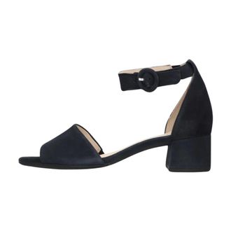 Gabor Comfort Sandalen Dunkelblaues Wildleder - - Shoes - Damen - Blau - 37 1/2 EU