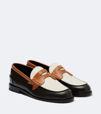 Christian Louboutin Mocassins Plato en cuir