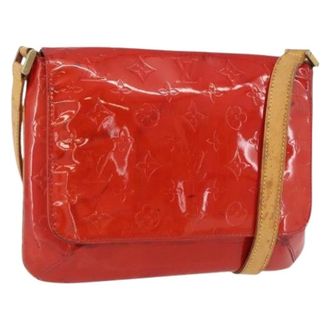 Louis Vuitton Sac bandouli&egrave;re vintage en cuir verni Pre-owned - Femme - Pre-owned - Rouge - Taille: ONE Size