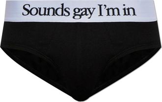 Carne Bollente Homme, Sous-v&ecirc;tements, Noir, Taille: M Slips en coton