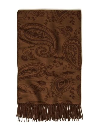 Twin-Set Schal mit Muster - Braun