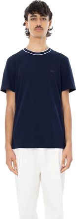 Lacoste Homme, Tops, Bleu, Taille: XL Classic Fit Piquet Tee