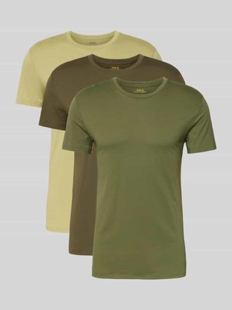 Ralph Lauren Slim Fit T-Shirt aus reiner Baumwolle im 3er-Pack