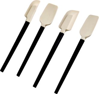 Generic Silikon Spachtel,4 St&uuml;cke Mit Hitzebest&auml;ndig Und Rutschfester Griff - K&uuml;chenspatel Set Zum Kochen Und Backen,F&uuml;r Hauswohnung Camping Picknick Kochen R