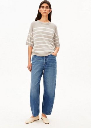Armedangels T-Shirt STRIPE Strickshirt aus Leinen-Mix Relaxed Fit