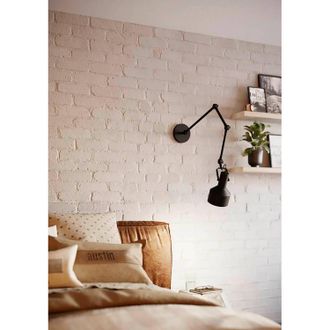 Eglo home24 Deckenleuchte I Ø 15cm Schwarz Material: Metall Metallart: Stahl Oberfläche Metall: Lackiert E27