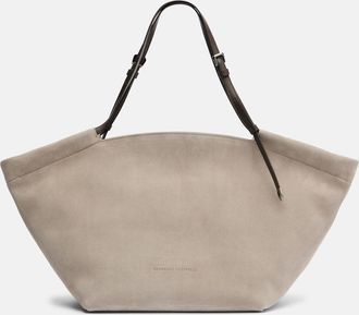 Brunello Cucinelli Cabas Sartorial Large en daim