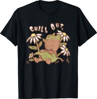 MARVEL Groot Chill Out Relax Guardians of the Galaxy T-Shirt