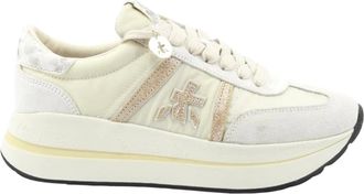 Premiata Femme, Chaussures, Beige, Taille: 35 EU Baskets