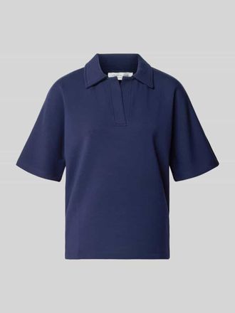 Christian Berg Regular Fit Poloshirt mit V-Ausschnitt