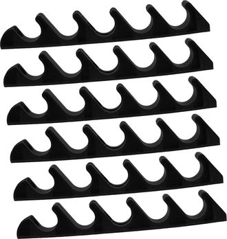 TOPBATHY 6 St&uuml;ck Outdoor Loungestuhl Zubeh&ouml;r M&ouml;bel B&uuml;rostuhl Versteller Campingstuhl Verstellhalterung Balkonstuhl St&uuml;tzversteller Rasenstuhl Versteller Lounge