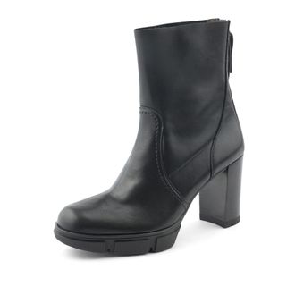 Paul Green Damen Stiefelette, Frauen Plateaustiefeletten,uebergangsstiefel,plateauabsatz,hoch,Boots,Stiefel,Bootee,Booties,Schwarz (Black),37.5 EU / 4.5 UK