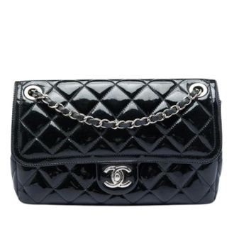 Chanel Sac bandouli&egrave;re matelass&eacute; vintage Pre-owned - Femme - Pre-owned - Noir - Taille: ONE Size