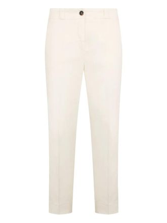 PESERICO pantalon &agrave; coupe slim - Tons neutres