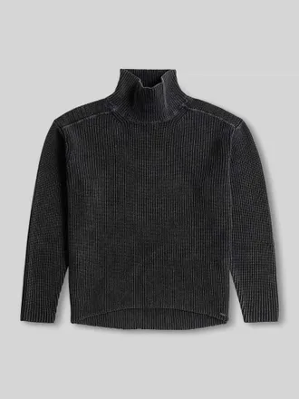 G-Star Oversized Turtleneck-Pullover aus reiner Baumwolle