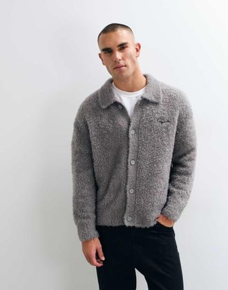 Pegador Pegador Strick-Cardigan mit Knopfleiste in Grau